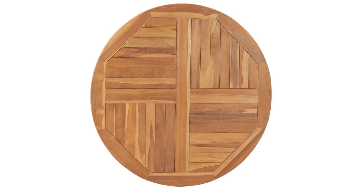 Teakfa Asztallap - Kerek - 90 cm | Pepita.hu