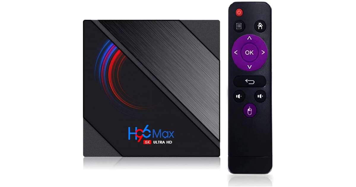 H96 MAX H616 Android 10 2GB RAM 16GB ROM Mini PC TV Box médialejátszó ...