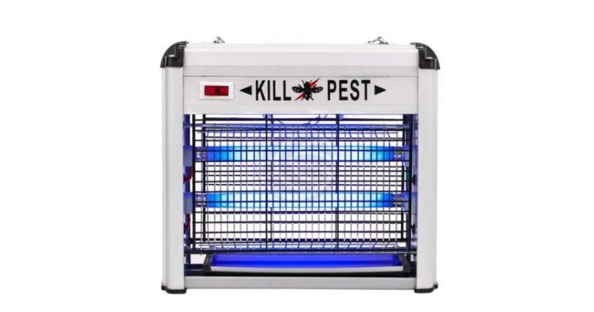 KILL PEST MT-030 Kompakt méretű elektromos rovarcsapda (UV fénnyel) az ...