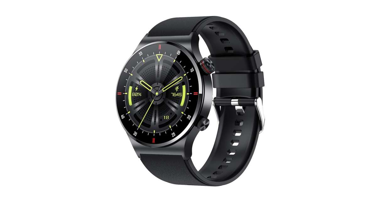 Smart Watch QW33 magyar nyelvű okosóra Bluetooth telefon funkciókkal ...