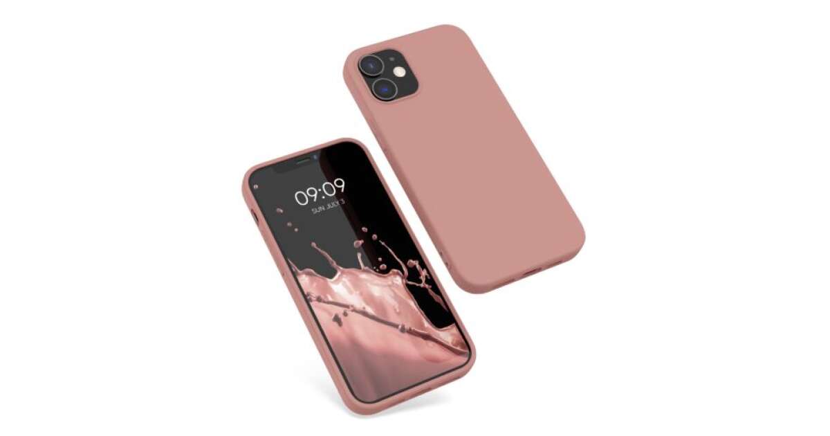 Husa pentru Apple iPhone 12 / iPhone 12 Pro, Silicon, Roz, 53938.193 ...
