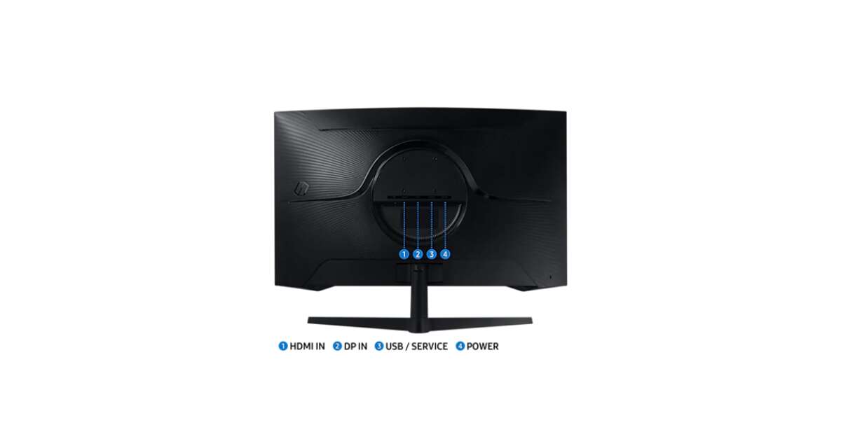 SAMSUNG Ívelt Gaming 144Hz VA monitor 27 G5, 2560x1440, 16:9, 300cd/m2 ...