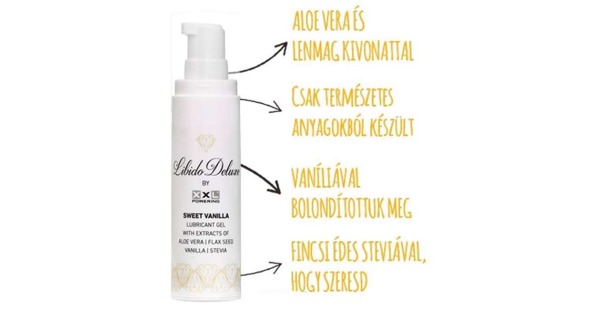 LIBIDO DELUX INTIM SIKOSÍTÓ SWEET VANILIA - 30 ML | Pepita.hu