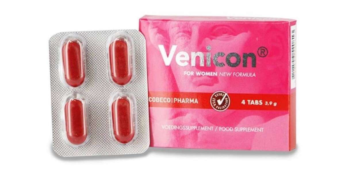 VENICON FOR WOMEN NŐI VÁGYFOKOZÓ KAPSZULA - 4 DB | Pepita.hu