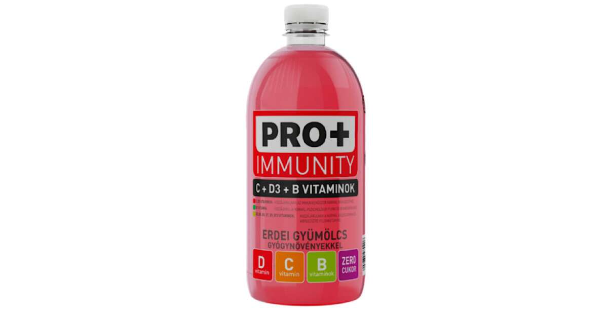 PRO+ Immunity Erdőgyümölcs Vitaminital - 750ml | Pepita.hu