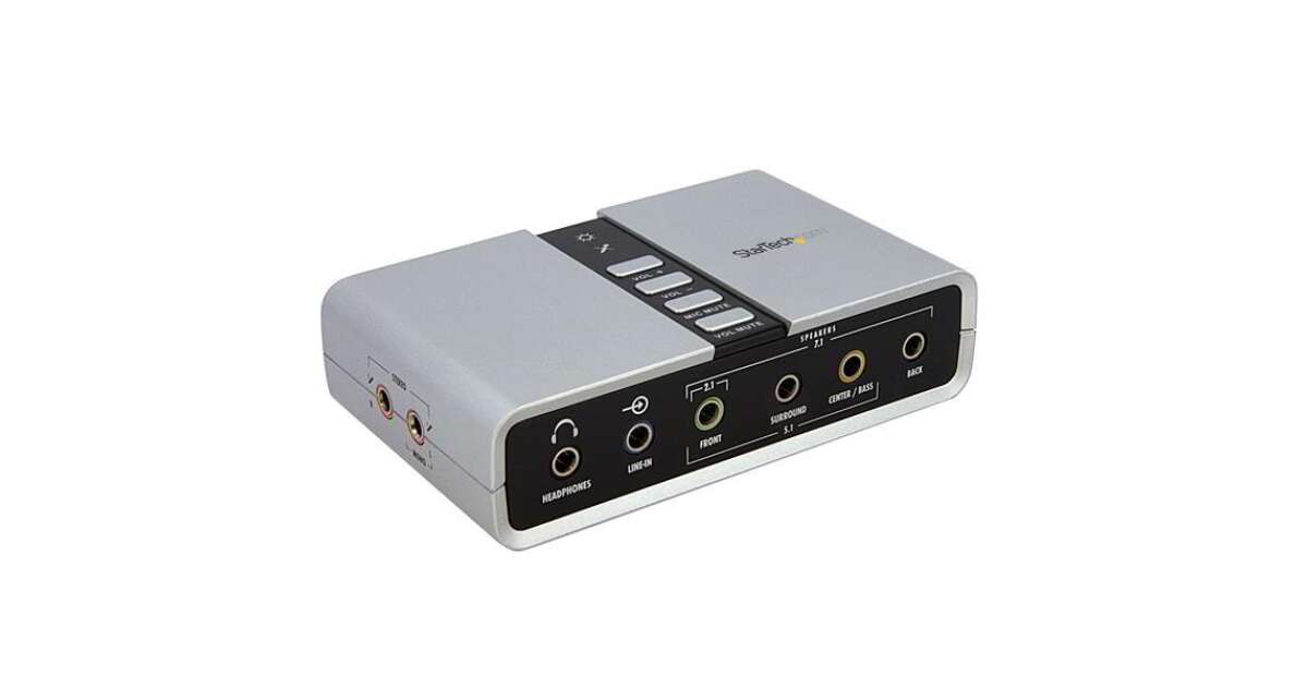 Startech - ICUSBAUDIO7D - USB AUDIO ADAPTER SOUND CARD | Pepita.hu
