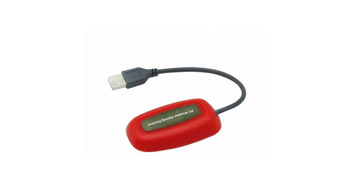 PRC vezeték nélküli Xbox 360/PC USB adapterrel piros kontroller | Pepita.hu