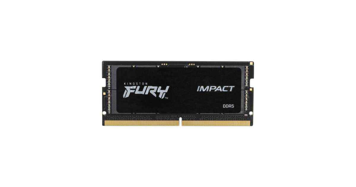 NOTEBOOK DDR5 KINGSTON FURY Impact 5600MHz 64GB - KF556S40IBK2-64 (KIT 2DB) | Pepita.hu