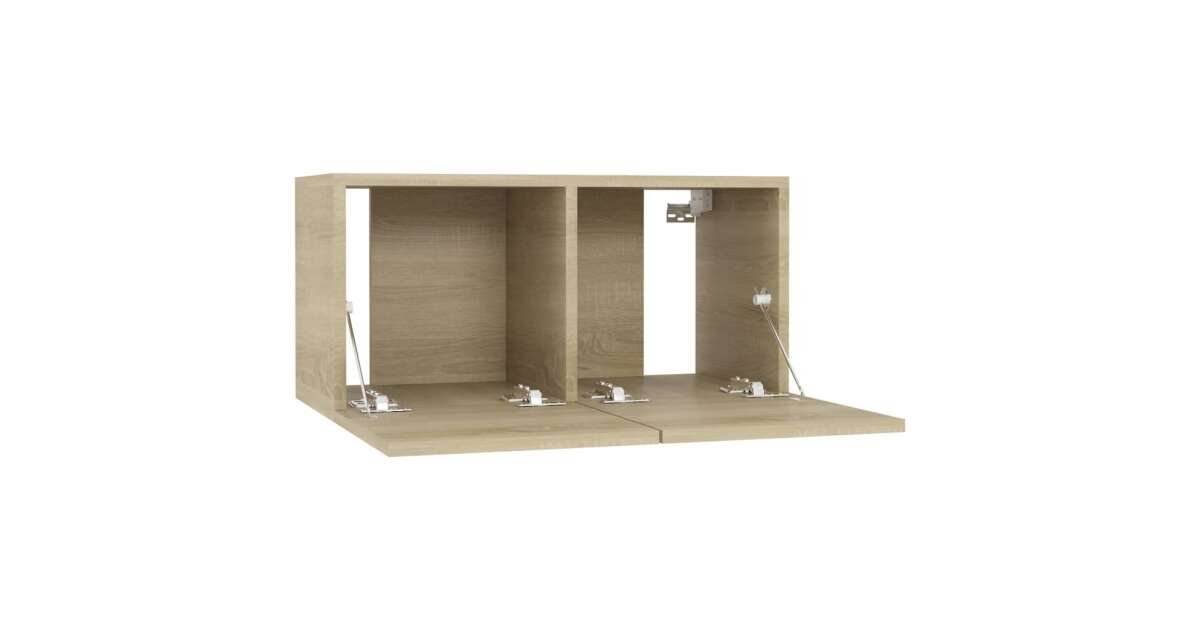 Sonoma-tölgy színű függő tv-szekrény 60 x 30 x 30 cm | Pepita.hu