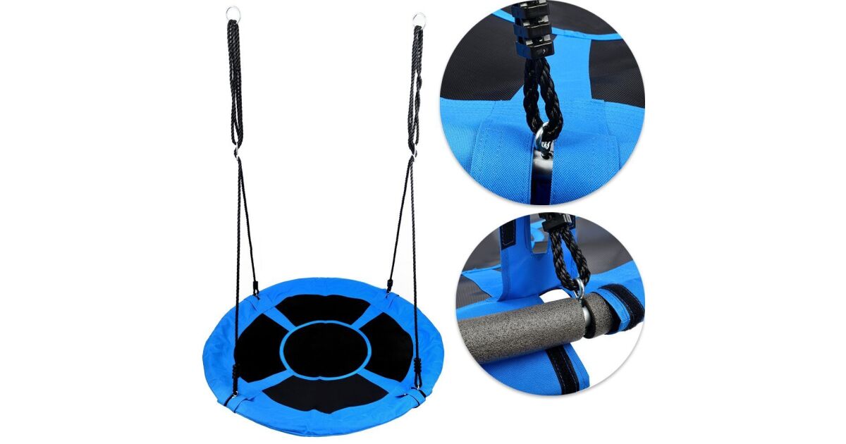 Funfit Garden acélvázas Fészekhinta 100cm #kék | Pepita.hu