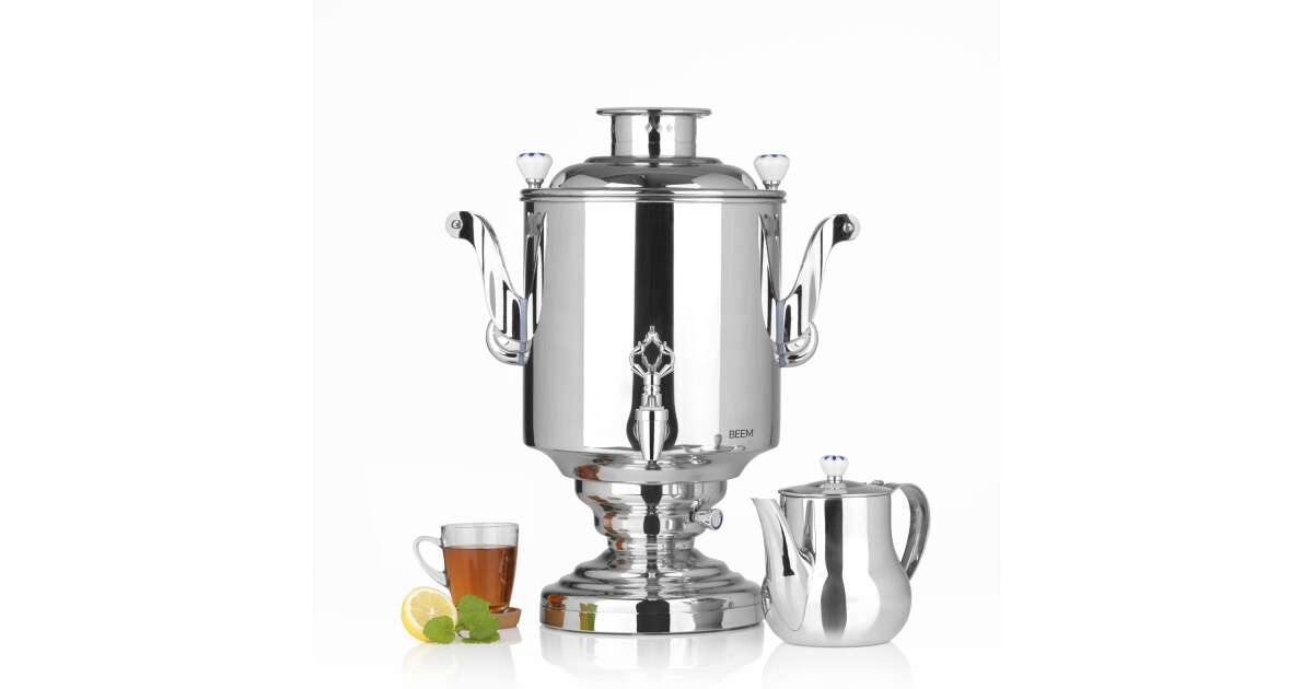 Samovar electric profesional, BEEM, Samovar Katharina, 15 litri, inox ...