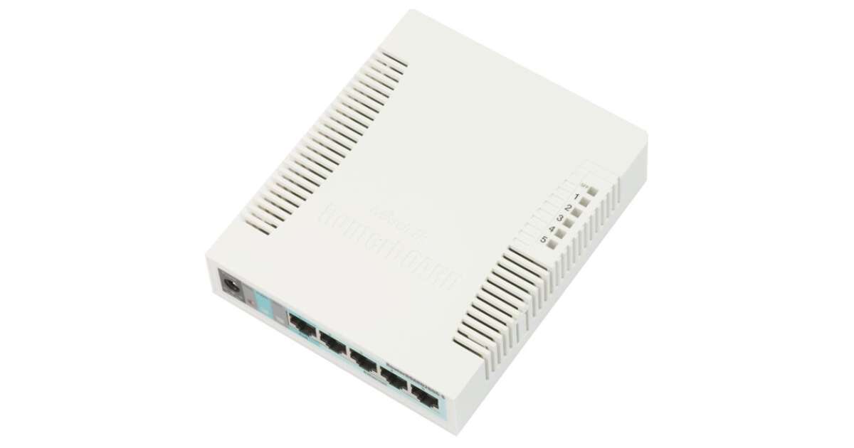 MikroTik RB260GS 5port GbE LAN 1port GbE SFP Switch | Pepita.hu