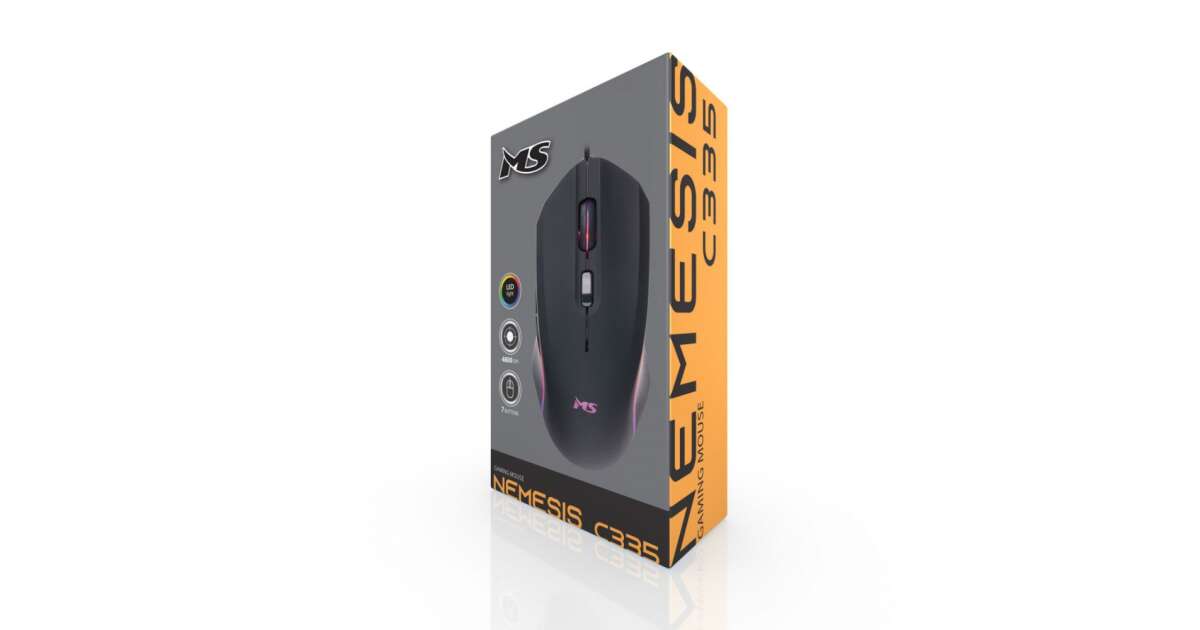 MS Nemesis C335 Gaming mouse Black | Pepita.hu