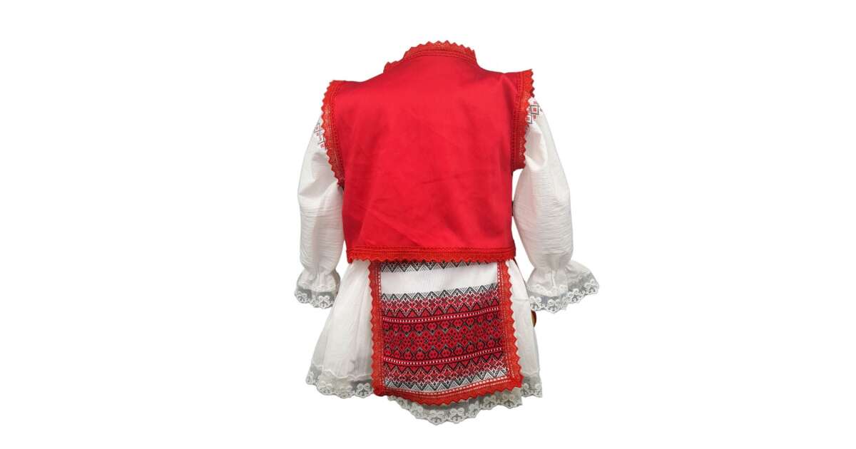 Maria-Trachtenkostüm aus der Region Muntenia für Mädchen 92 cm 2 Jahre ...
