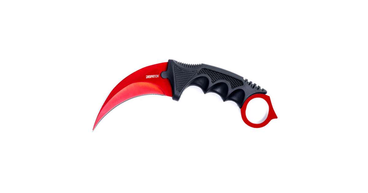 Scorpion Karambit vörös-fekete AMO-10136 | Pepita.hu