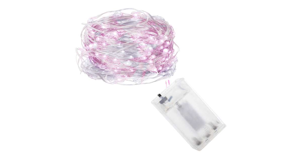 Springos elemmel működő led lámpák 100 leds | Pepita.hu