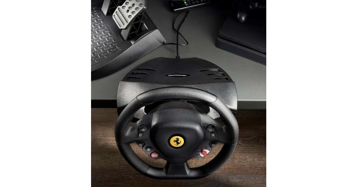 Thrustmaster T80 Ferrari 488 GTB Edition USB Kormány Black | Pepita.hu