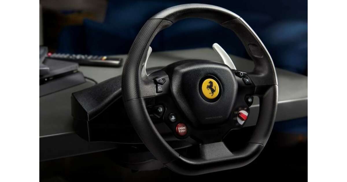 Thrustmaster T80 Ferrari 488 GTB Edition USB Kormány Black | Pepita.hu