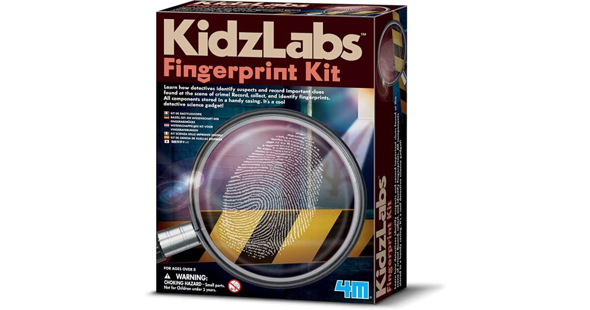 Kidzlabs fingerprint kit-4M ujjlenyomatkészítő kisdetektíveknek | Pepita.hu