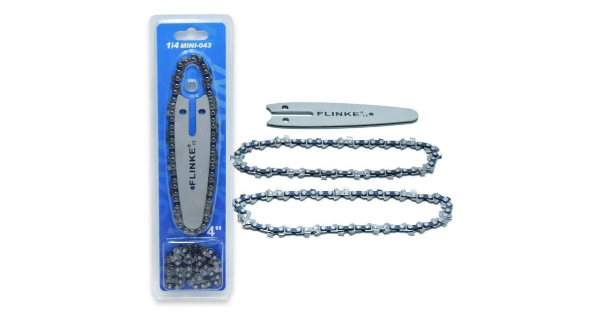 Flinke Láncfűrész Vezetőlemez és Lánc (2db) - 4 (12cm) | Pepita.hu