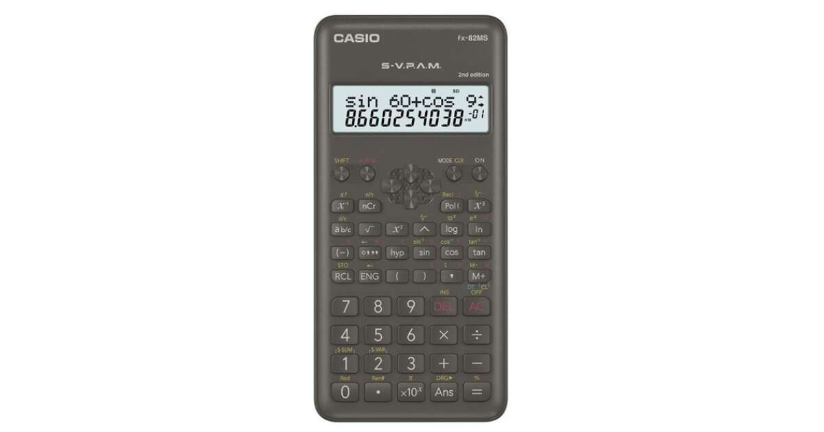 Casio FX 82MS 2E tudományos számológép | Pepita.hu