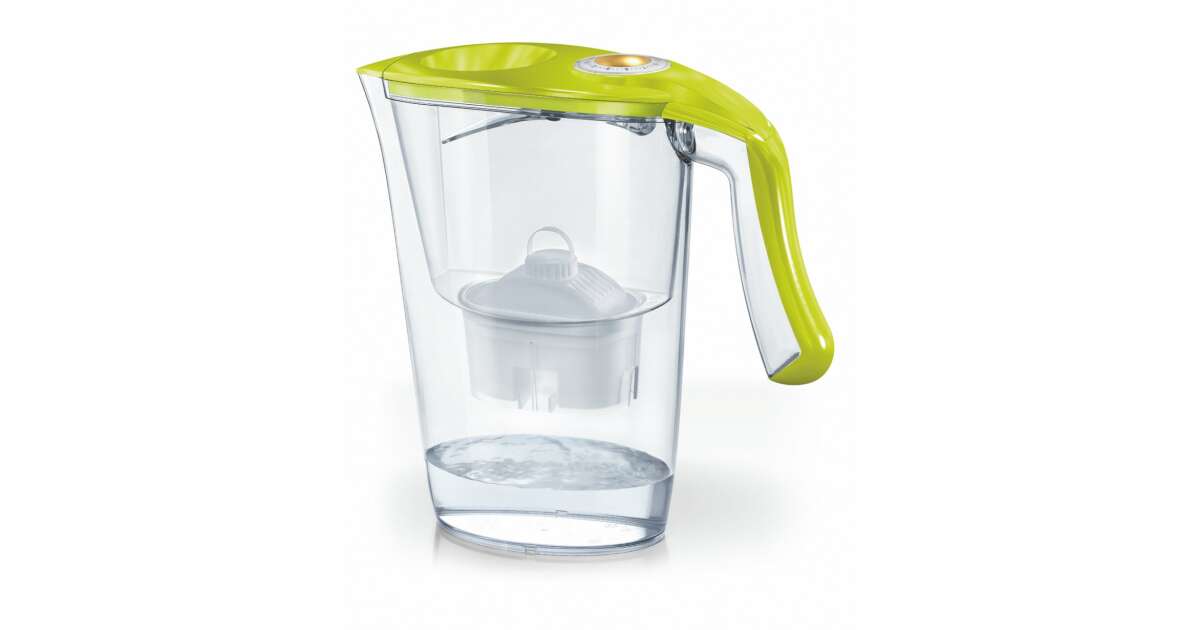 Laica Carmen Norma Water filter jug with mechanical display 2,3l #green ...