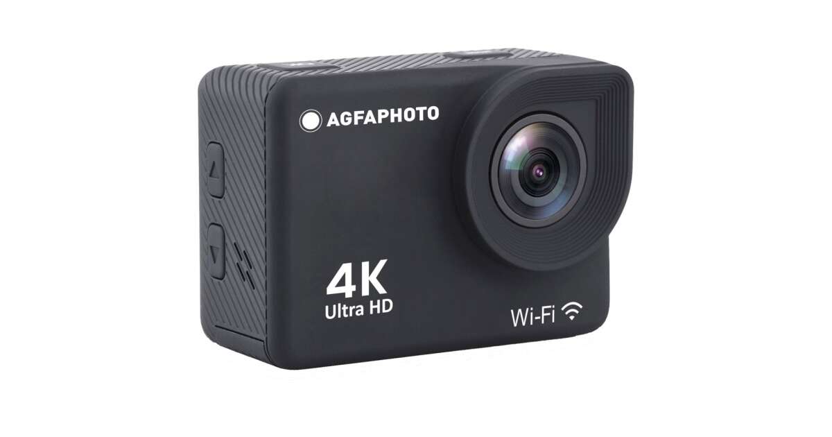 AgfaPhoto AC9000 12MP 4K Ultra HD Wi-Fi Fekete sportkamera | Pepita.hu