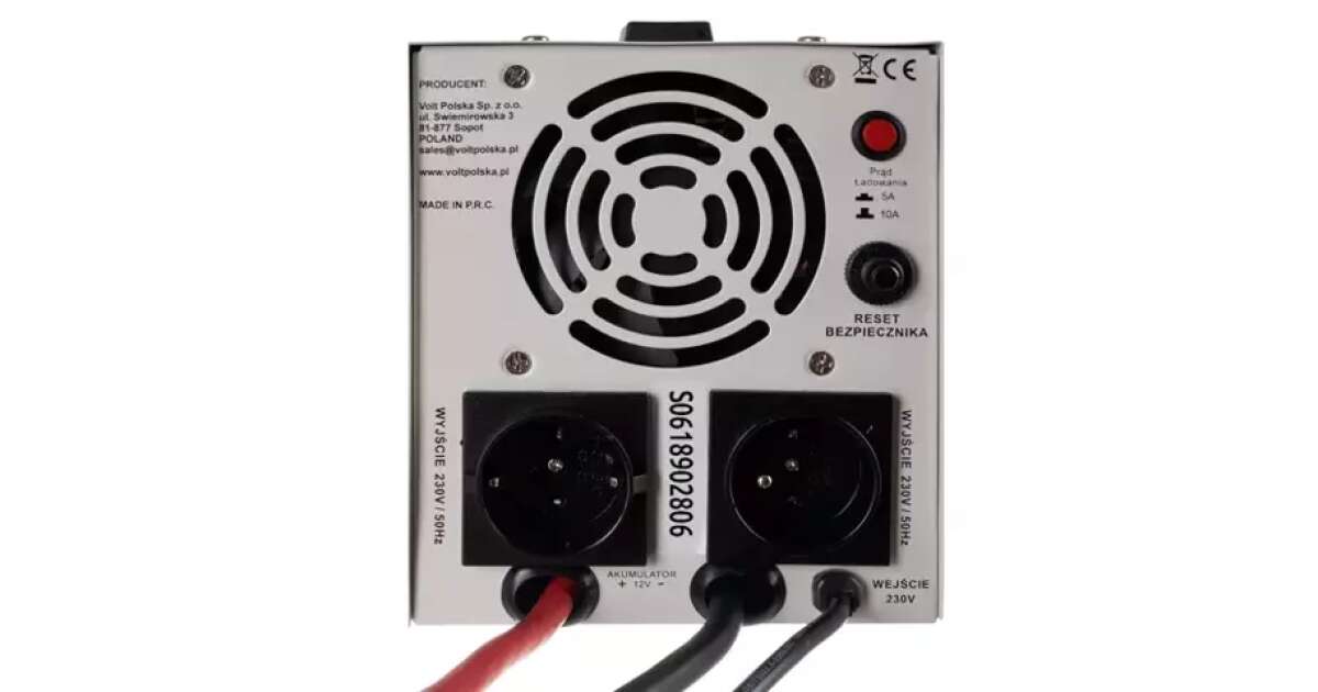 Szinusz inverter és UPS szünetmentes tápegység SinusPro-500 12 / 230V ...