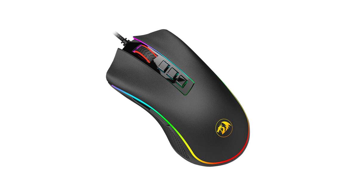 Redragon King Cobra USB Gaming Egér - Fekete (M711-FPS) | Pepita.hu