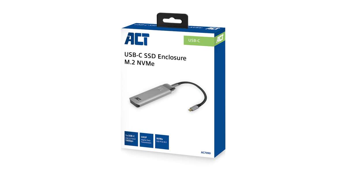 ACT AC7090 M.2 NVMe SSD ház (AC7090) | Pepita.hu