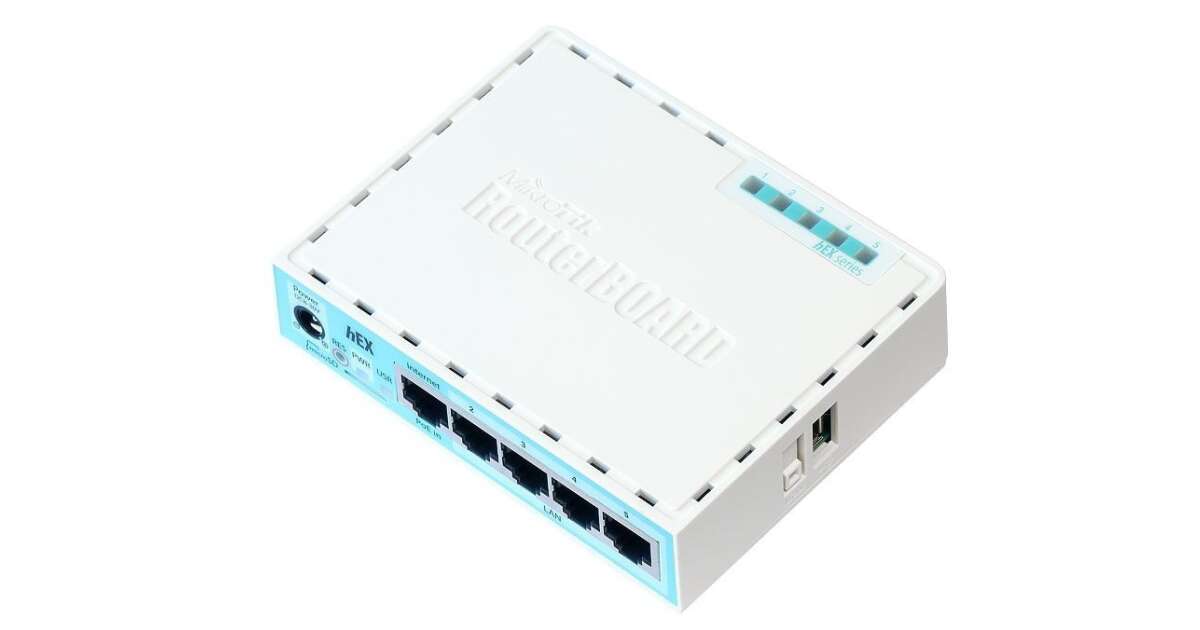 MikroTik RB750GR3 hEX Gigabit Router (RB750GR3) | Pepita.hu