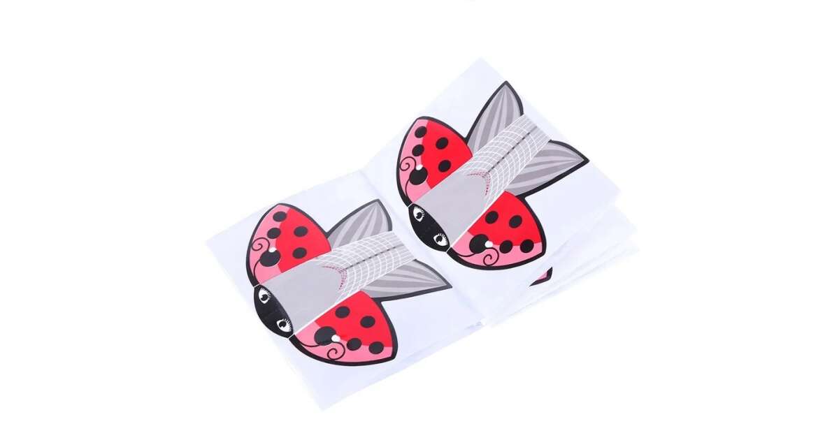 Catherine Műköröm Építő Sablon - Ladybug - 20 db | Pepita.hu