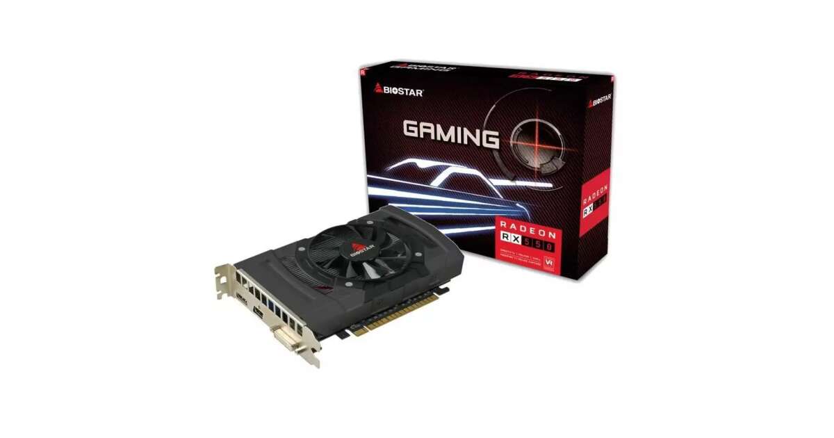 VGA BIOSTAR AMD RX 550 4GB GDDR5 - VA5505RF41 VA5505RF41 | Pepita.hu