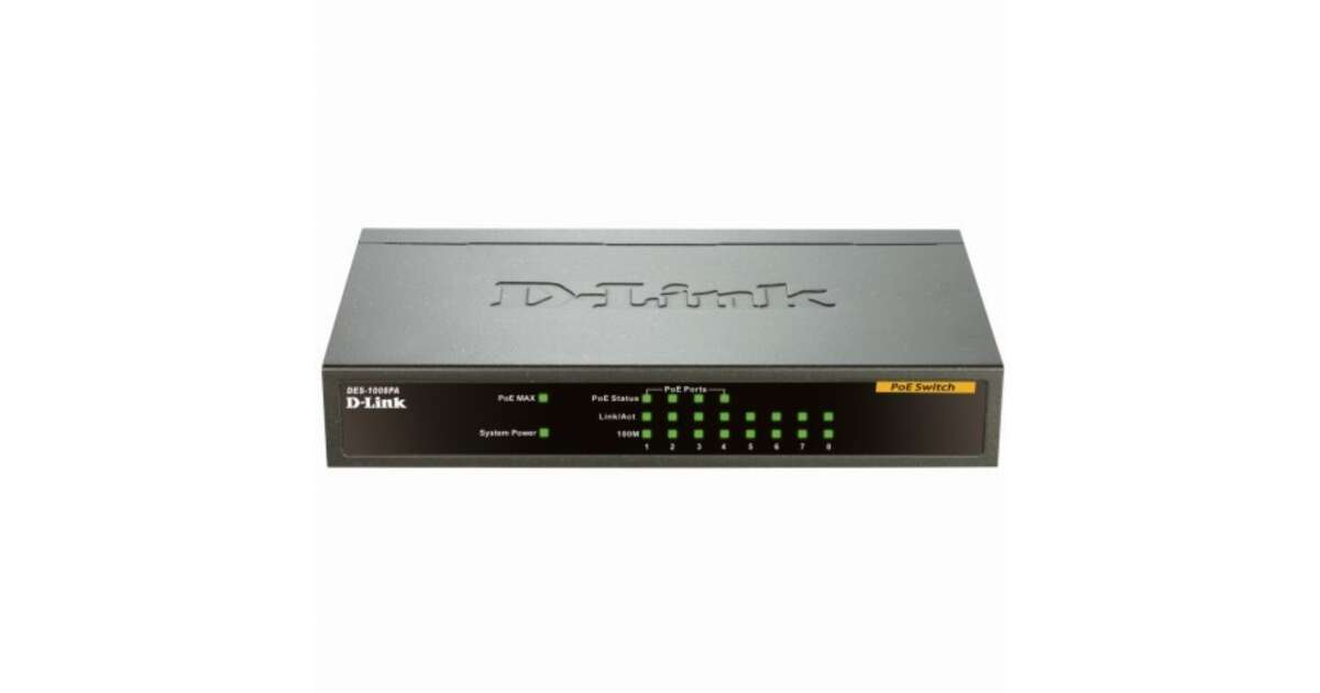 D-Link DES-1008PA switch-uri Fara management Fast Ethernet (10/100 ...