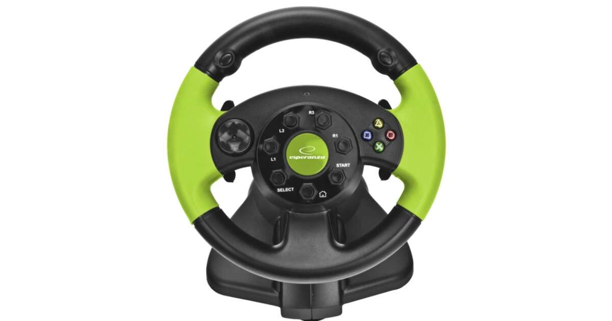 Esperanza High Octane Kormány + Pedál (PC/PS3/Xbox 360) (EG104) | Pepita.hu