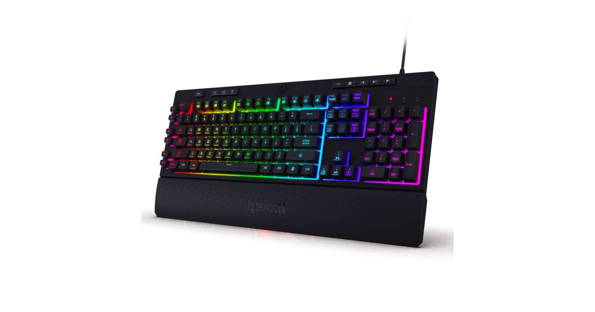 Redragon K512 Shiva RGB USB Gaming Billentyűzet HU - Fekete (K512RGB_HU ...