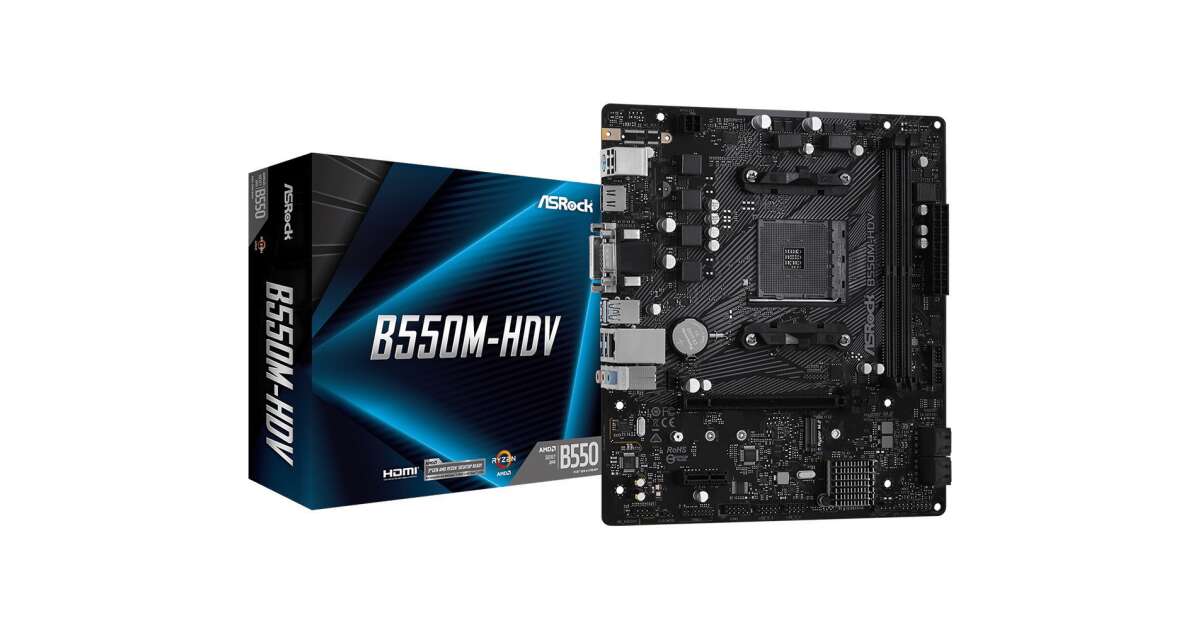 ASRock B550M-HDV Alaplap (B550M-HDV) | Pepita.hu