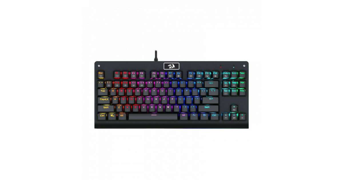 Redragon K568 Dark Avenger Mechanikus (Red Switch) Gaming Billentyűzet ...