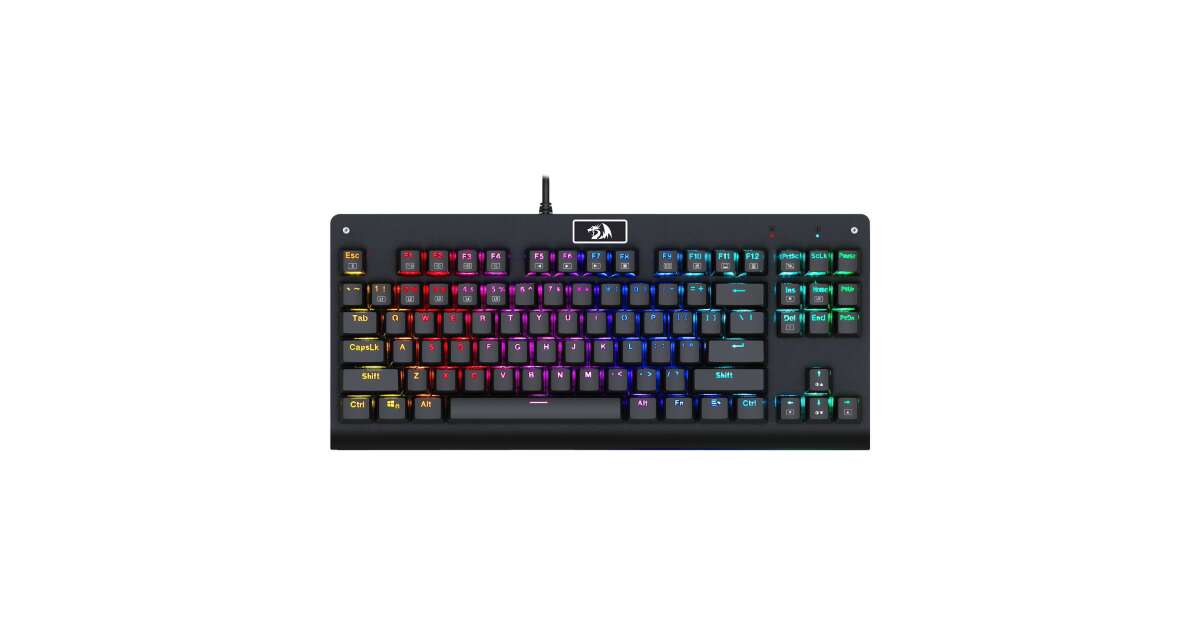 Redragon K568 RGB Dark Avenger (Brown Switch) USB Mechanikus Gaming Billentyűzet HU - Fekete ...