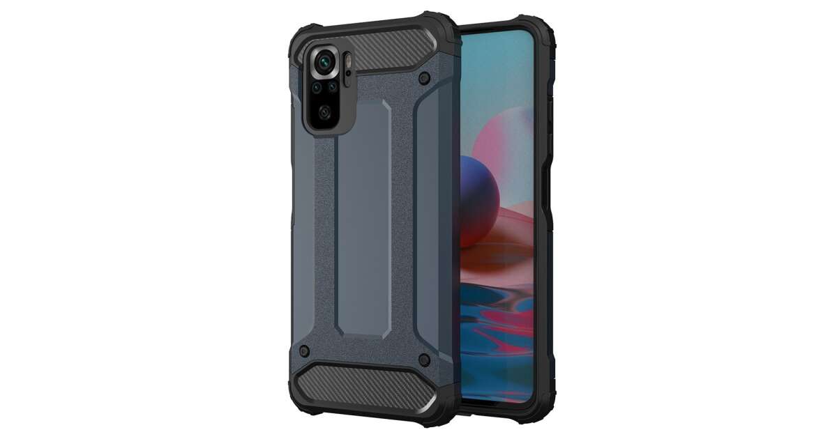 Xiaomi Redmi Note 10 pro kék ütésálló tok | Pepita.hu