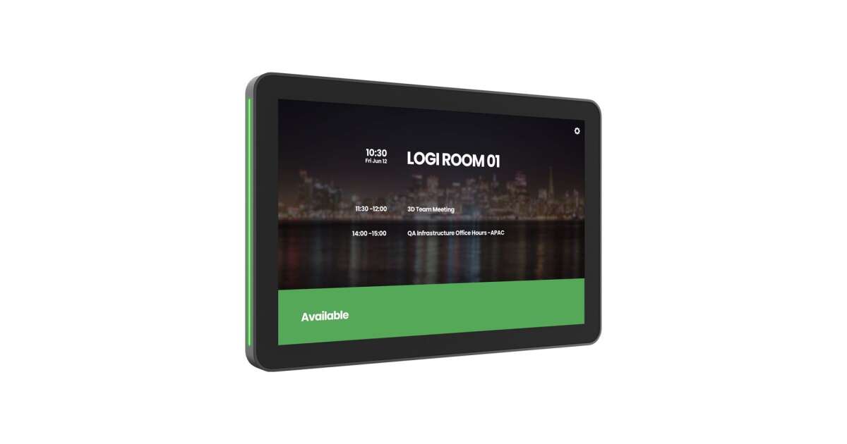 Logitech Tap Scheduler Purpose-Built Scheduling Panel for Meeting Rooms ...