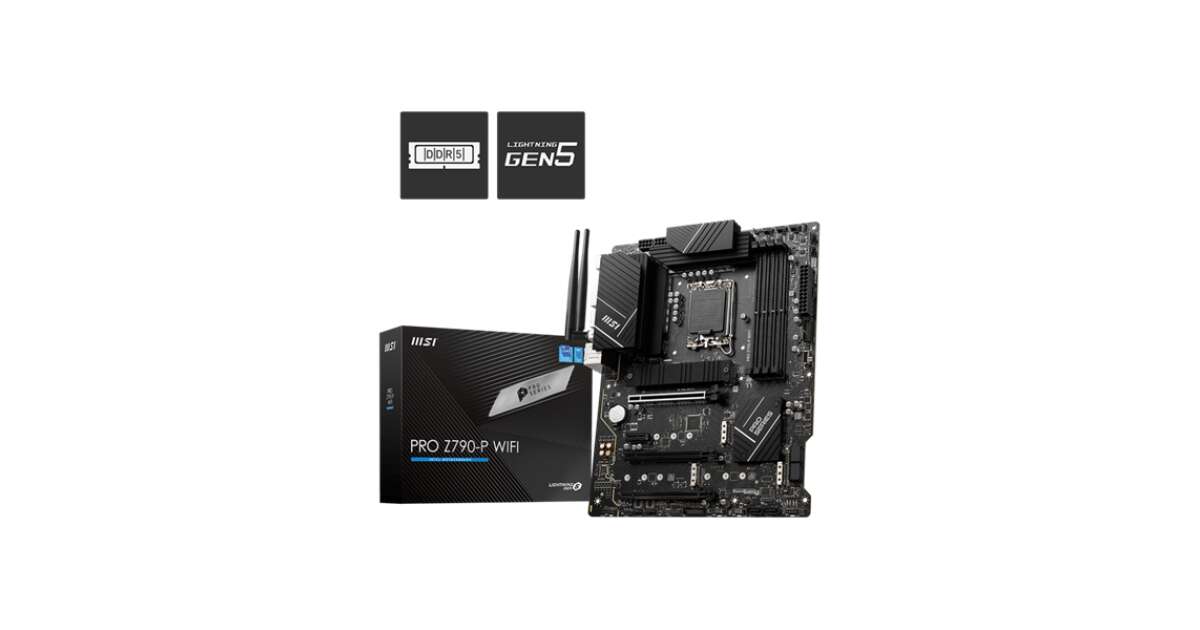 MSI PRO Z790-P WIFI - motherboard - ATX - LGA1700 Socket - Z790 (7E06 ...