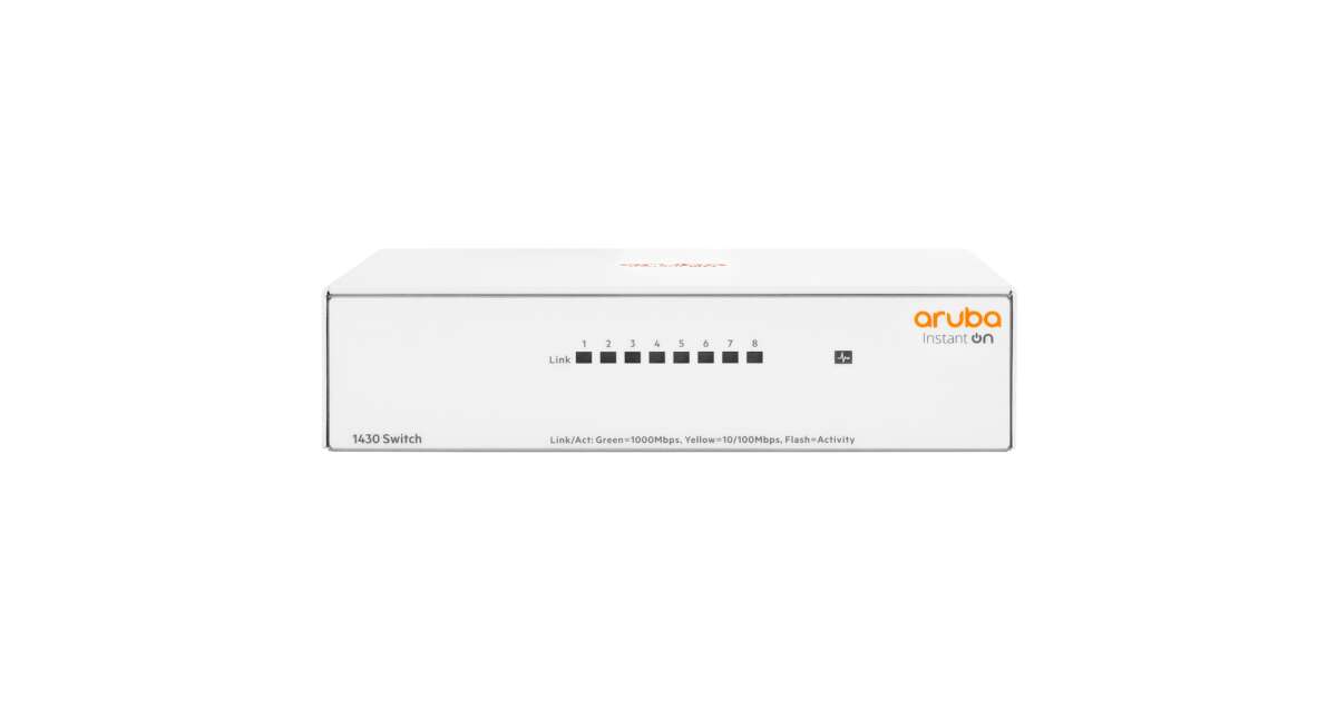 HP Enterprise Aruba Instant ON 1430 8G Switch (R8R45A) | Pepita.hu
