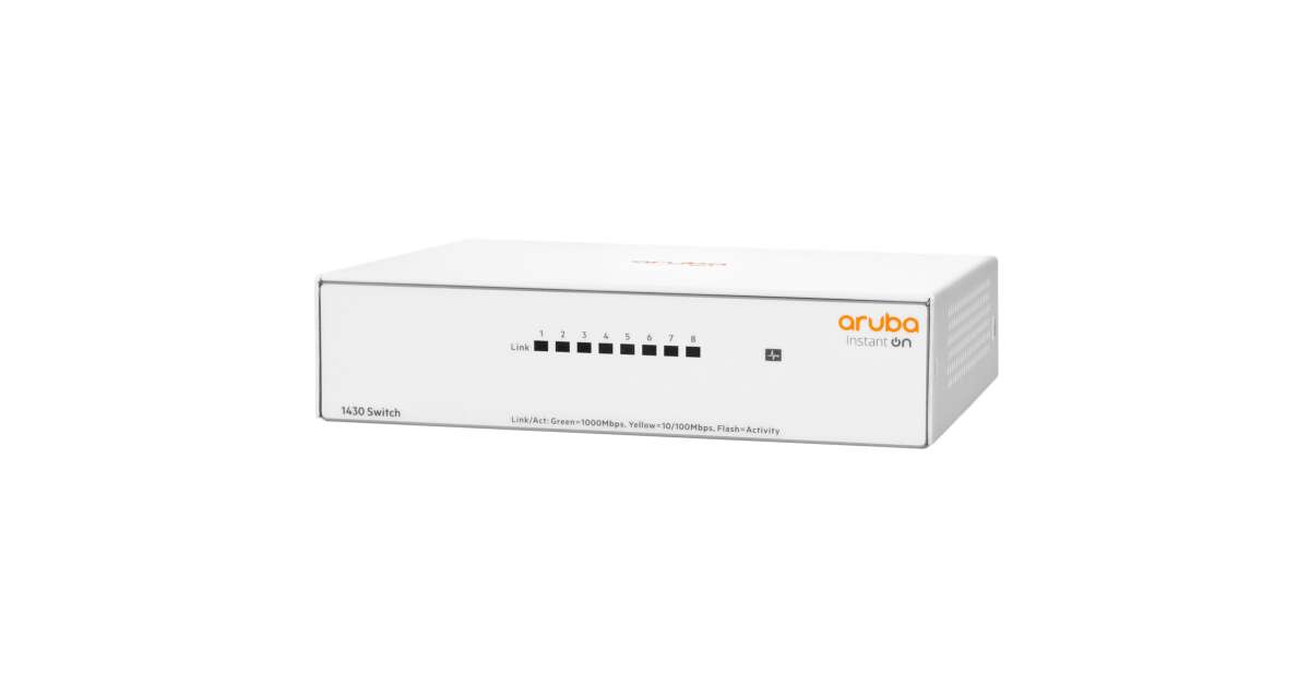 HP Enterprise Aruba Instant ON 1430 8G Switch (R8R45A) | Pepita.hu