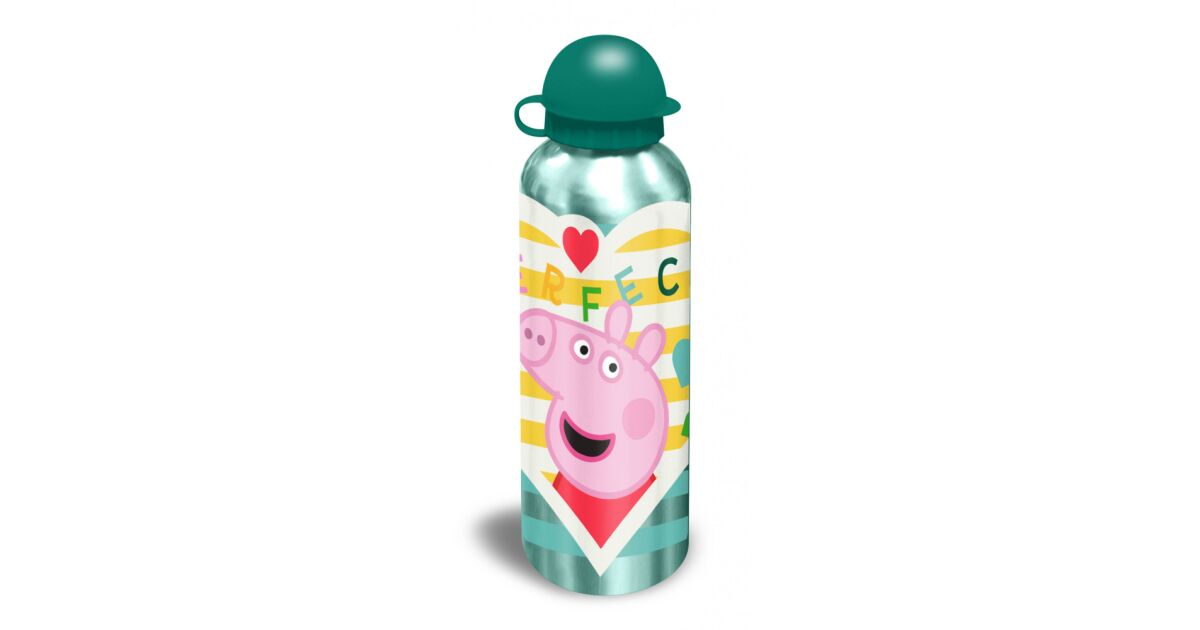 Peppa Pig Perfect Aluminiumflasche mit Trinkverschluss, 500 ml | Pepita.com
