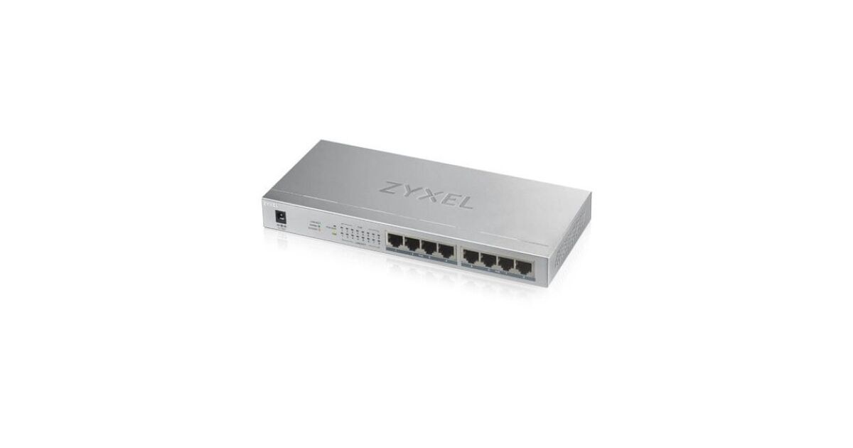 Zyxel GS1008HP-EU0101F Switch 8x1000Mbps (8xPOE+) Metal Housing Desktop ...