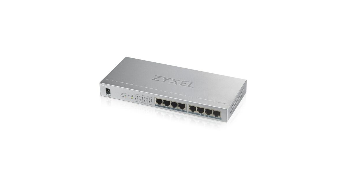 Zyxel GS1008HP-EU0101F Switch 8x1000Mbps (8xPOE+) Metal Housing Desktop ...