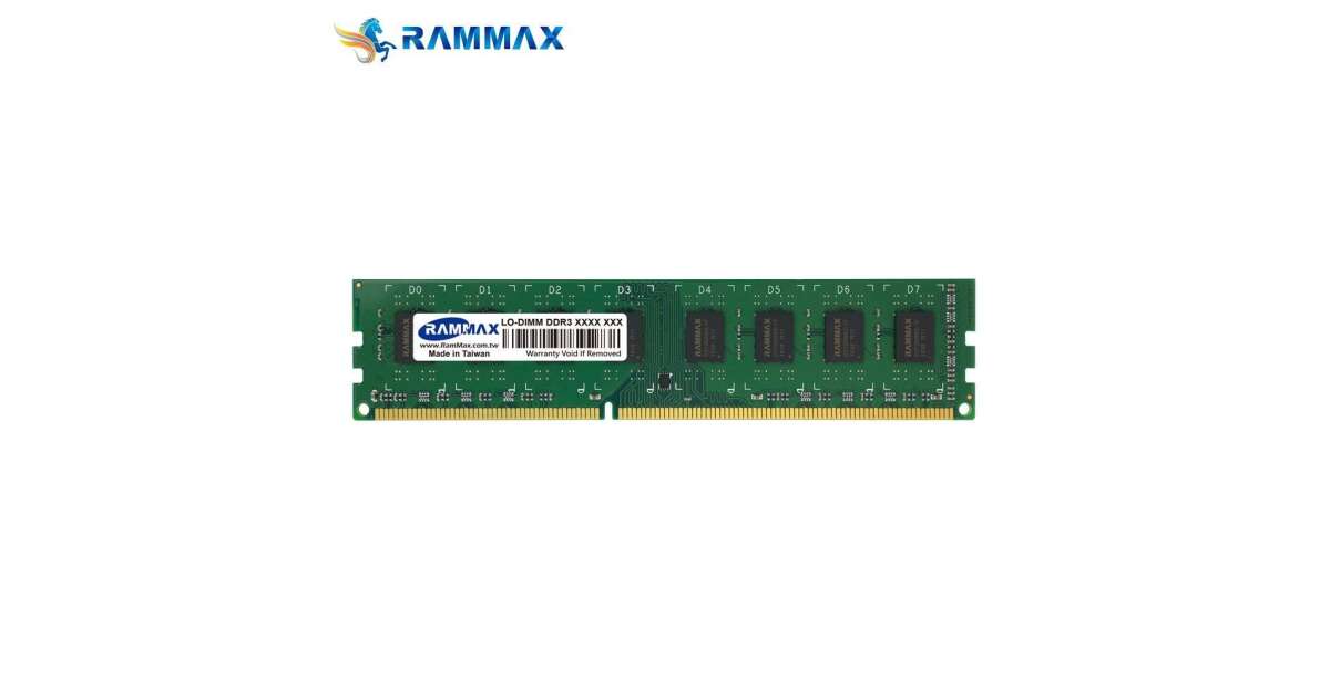 8GB 1600MHz DDR3 RAM RamMax (RM-LD1600-8GB) | Pepita.hu