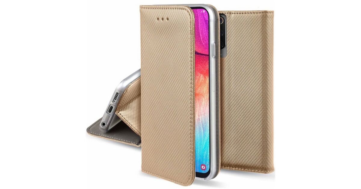 Elegáns Arany Flip Tok Samsung Galaxy A13 4G-hez | Pepita.hu