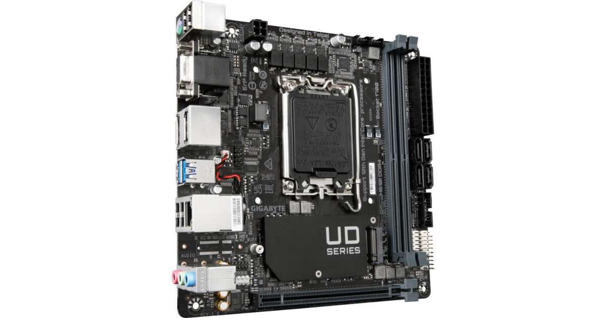 GIGABYTE H610I DDR4 płyta główna Intel H610 Express LGA 1700 mini ITX ...